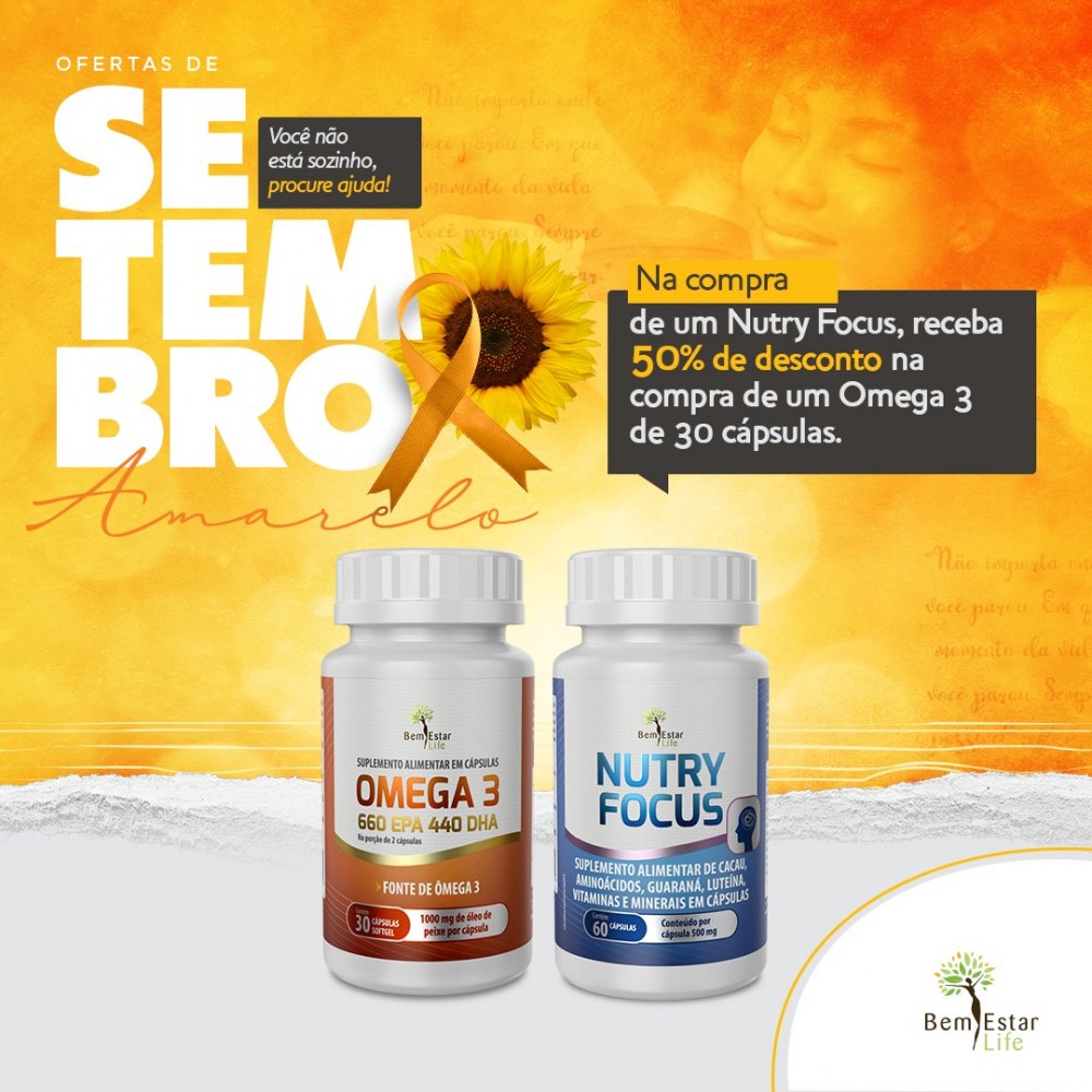 NUTRY FOCUS OMEGA 3 30 CAPSULAS - Bem Estar Life Fortal - Loja Virtual ...