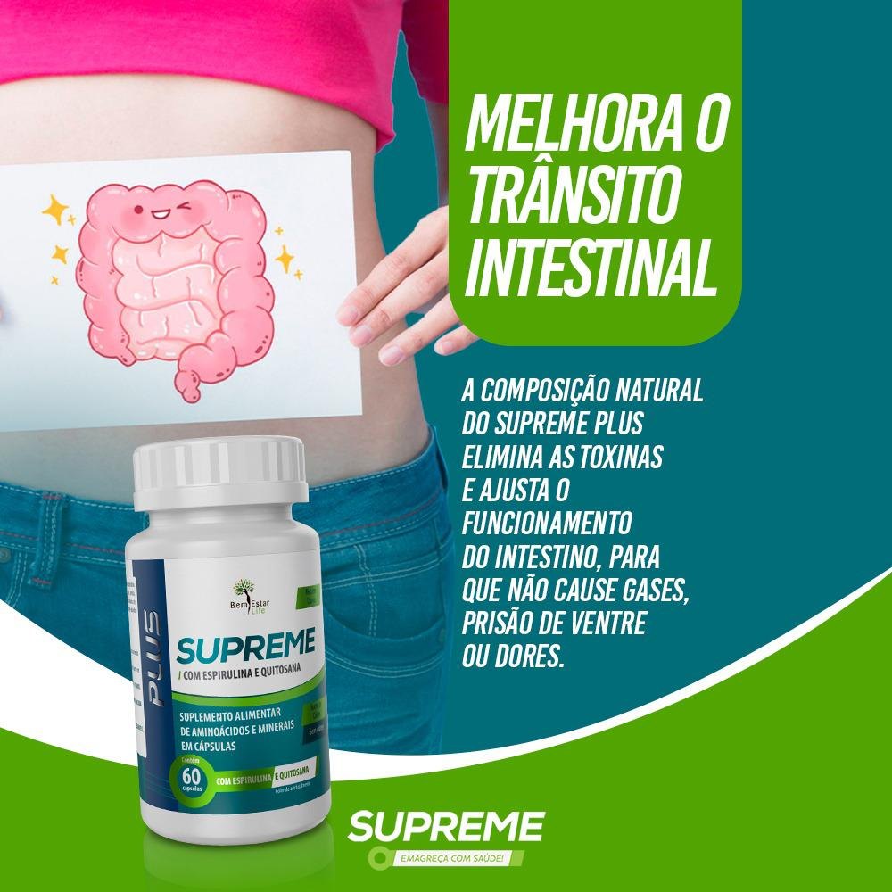  SUPREME PLUS 60 C PSULAS Bem Estar Life Fortal Loja Virtual