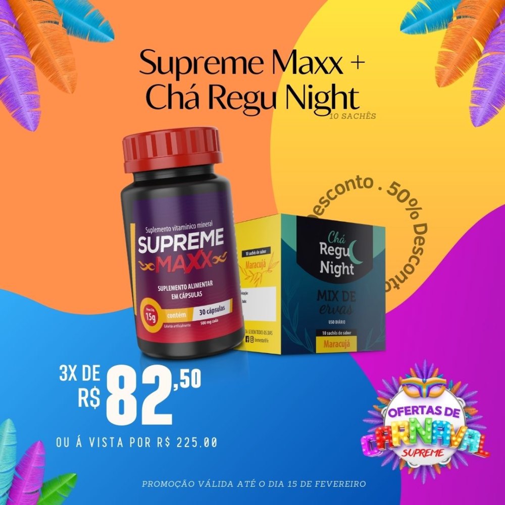 *SUPREME GOLD - 30 CÁPSULAS* - Bem Estar Life Fortal - Loja Virtual ...